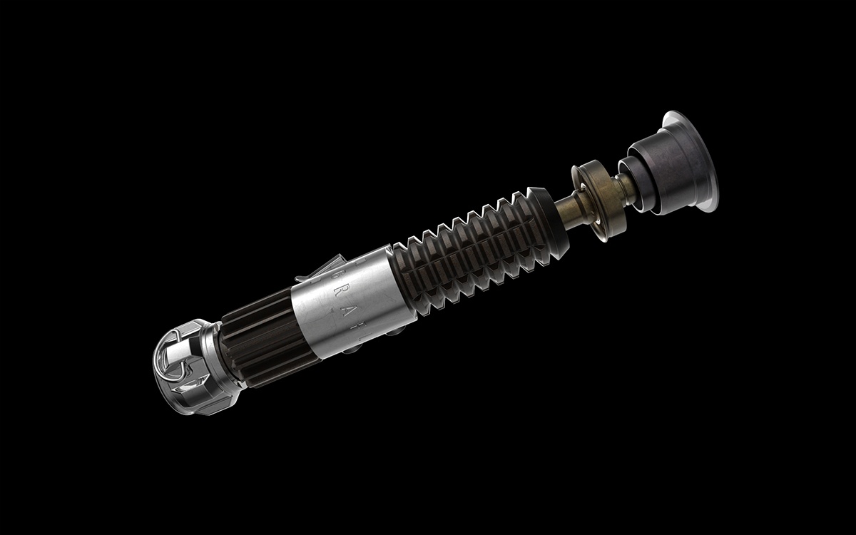 Star Wars Light Saber Rendered